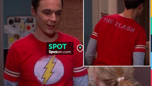 T-shirt Flash de Sheldon Cooper dans The Bing Bang Theory | Spotern