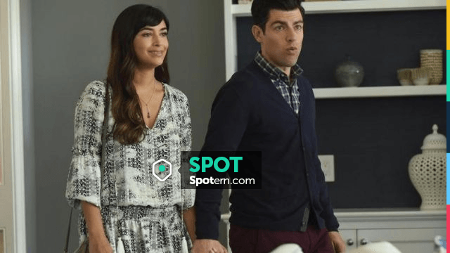The graphic dress of Cece Parekh (Hannah Simone) in New Girl | Spotern