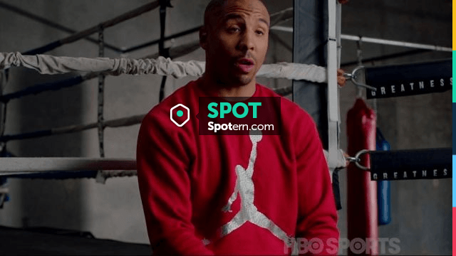 The red Nike Air Jordan sweatshirt worn by Danny Wheeler (Andre Ward ...