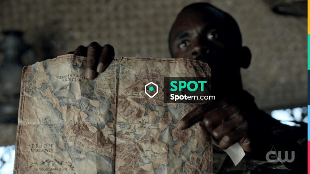 Map of Lian Yu as seen in CW's Arrow S04E07 | Spotern