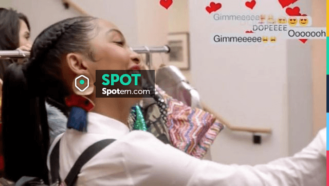 Les boucles d'oreilles à franges Zara de Zoey Johnson (Yara Shahidi ...