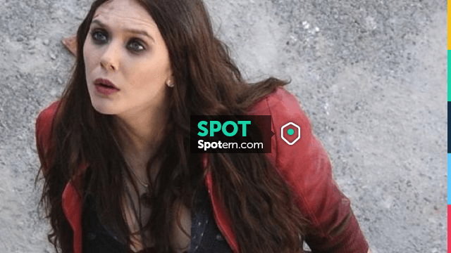 The red jacket of The red witch (Elizabeth Olsen) in Avengers : age of ...