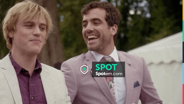 Pink Blazer worn by Luke Curran (Daniel Ings) as seen in Lovesick ...