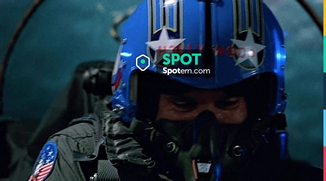 The helmet of driver Rick Neven / Hollywood (Whip Hubley) in Top Gun ...
