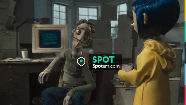 Le pull Michigan State du père de Coraline Jones dans le film d ...