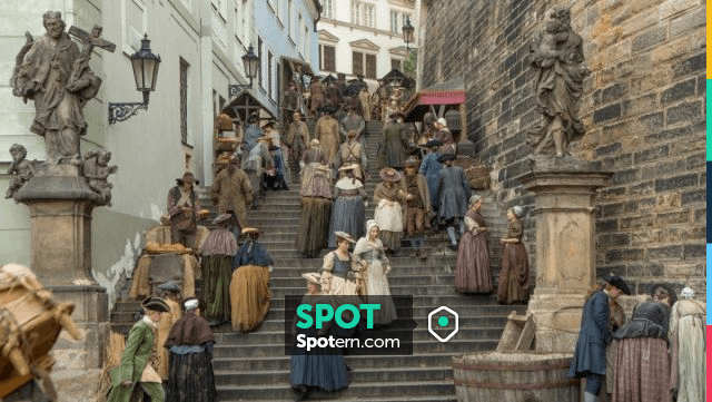 The street Radnické Schody, Prague, street of Paris, in the series ...