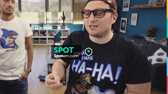 The t-Shirt Nasson Kame Hame Haha blue seen on McFly (David Solomon ...