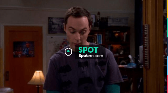 El logotipo de la camiseta Batman de Sheldon Cooper dans The Big Band ...