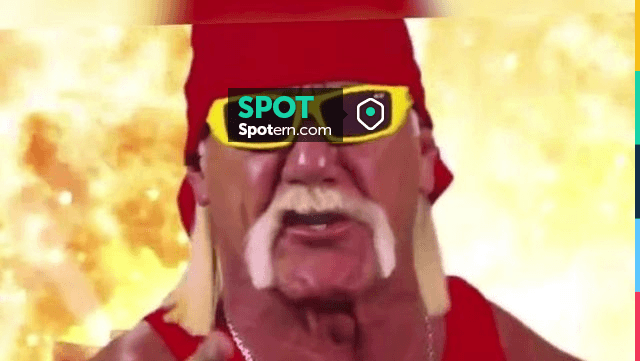 Sunglasses yellow worn by Hulk Hogan in the YouTube video 20 good ...