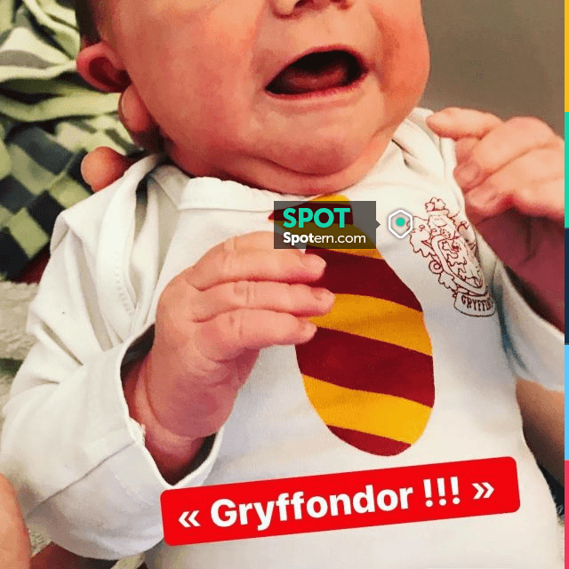 The baby bodysuit tie Harry Potter Gryffindor on the account Instagram ...