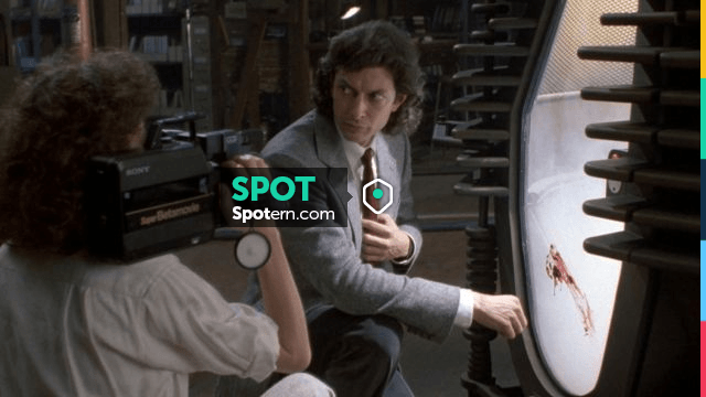 Corbata de Borgoña usada por Seth Brundle (Jeff Goldblum) como se ve en ...