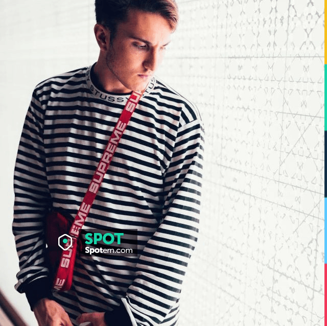 The Supreme Shoulder Bag Red Harrison on his instagram | Spotern