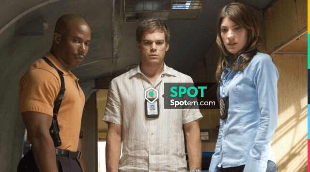 The authentic badge Miami Metro Dexter Morgan (Michael C. Hall) in ...