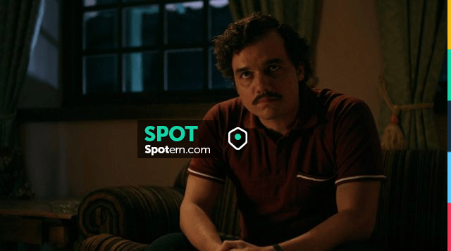 Le polo bordeaux de Pablo Escobar (Wagner Moura) dans Narcos | Spotern