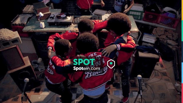 The jacket of the Crew, "The Get Down Brothers" in The Get Down S01E06 ...