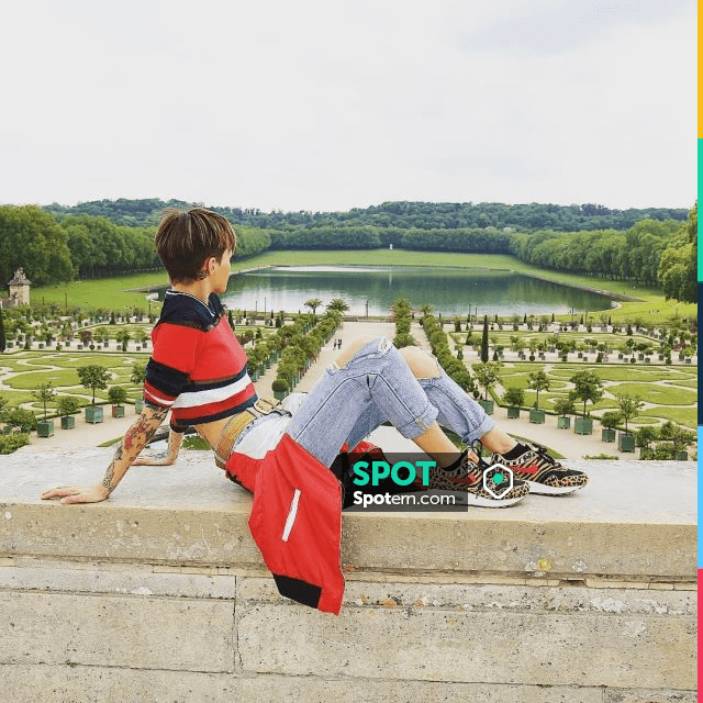 Sneakers leopard Nike pattern animal worn by Ruby Rose on the account ...