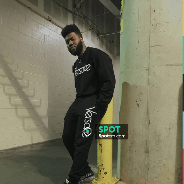 The jogging pants Versace Khalid on Instagram | Spotern