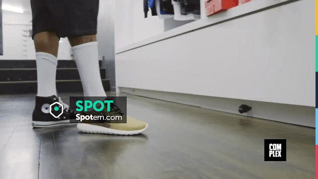 The pair of Converse Chuck Taylor Chris Brown in the video of Complex ...