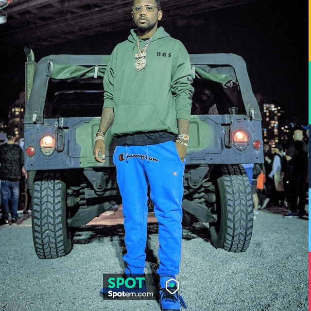 The nike Air Jordan 4 Retro blue of Fabolous on his account Instagram ...