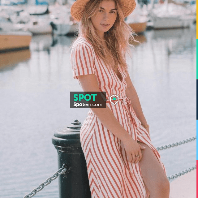 The dress with stripes worn by Allegra Shaw on Instagram | Spotern