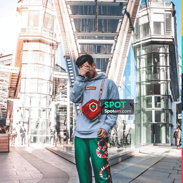 The bag Supreme red SS18 of the youtubeur and influencer Ari Petrou on ...