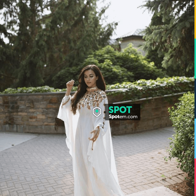 caftan worn by daniela M shabab wal biah bbs post instagram | Spotern