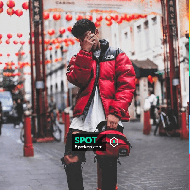 Banana Supreme x TNF worn by the influencer and youtubeur English Ari ...