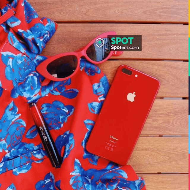 sunglasses red on the account instagram of romy | Spotern