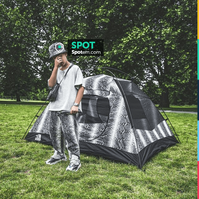 The bob Supreme x TNF worn by the influencer The Golden Fly on her ...