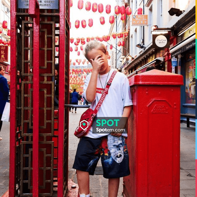 El pequeño bolso rojo Supreme que lleva la influencer The Golden Fly en ...