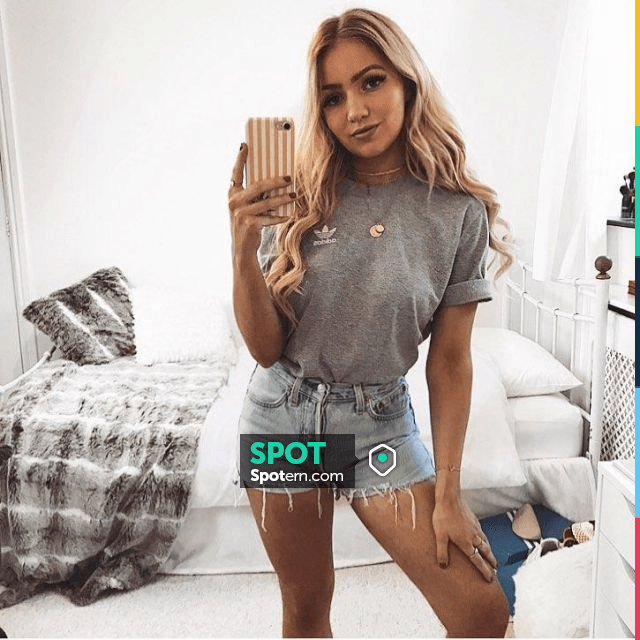 The jean shorts of missalexandraax seen on instagram | Spotern