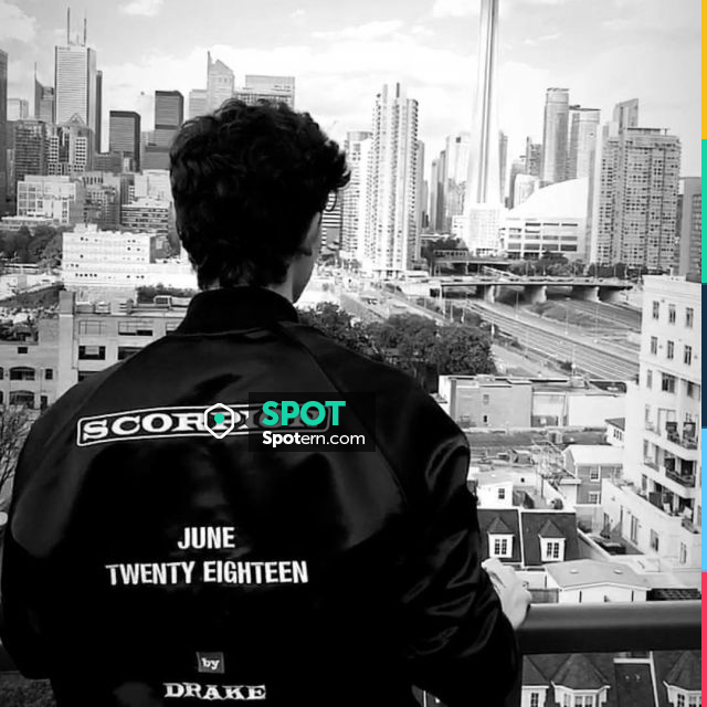 Scorpion Jacket Personalized by Drake worn by Shawn Mendes on his ...