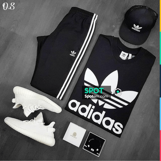 the t-shirt addidas black on the post instagram of outfitsociety | Spotern