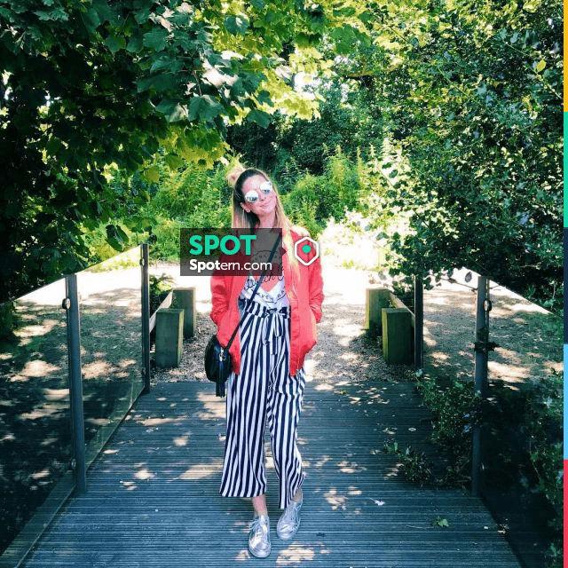 Zoella red bomber jacket on her Instagram account | Spotern