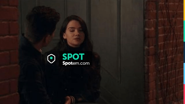 The bomber jacket varsity black of Jane Sloan (Katie Stevens) in The ...