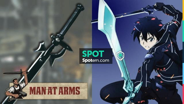 The green sword of Kazuto Kirigaya aka Kirito in the animated Sword Art ...