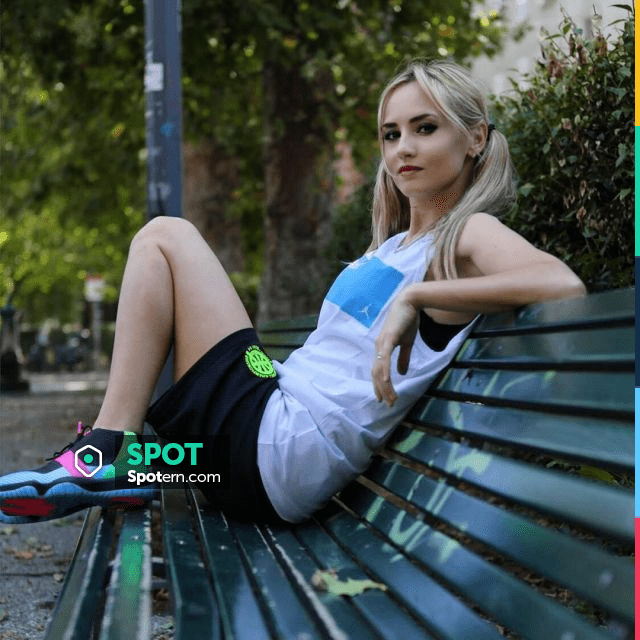 Las zapatillas multicolores Jordan Future Quai54 (2018) que lució la ...