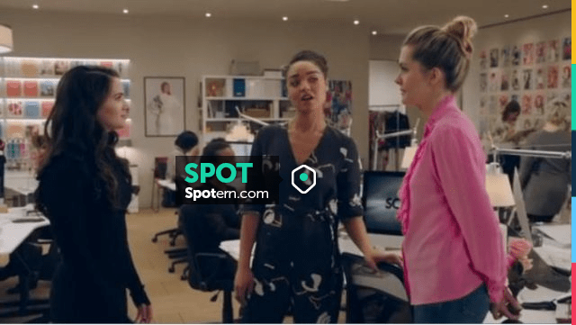 black jumpsuit worn by Kat Edison (Aisha Dee) seen in The Bold Type ...