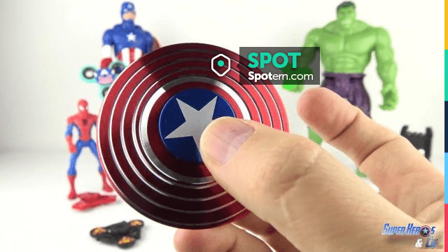 The hand spinner captain america round in the video 11 Hand Spinner ...