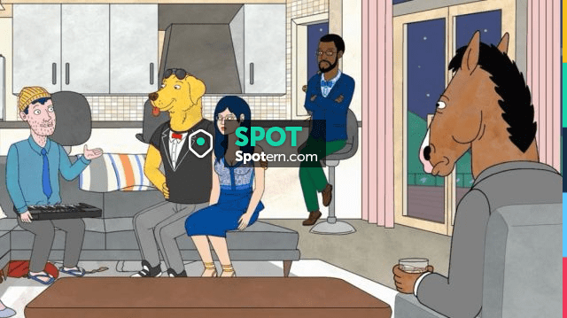 Mr. Peanutbutter's tuxedo t-shirt in Bojack Horseman | Spotern