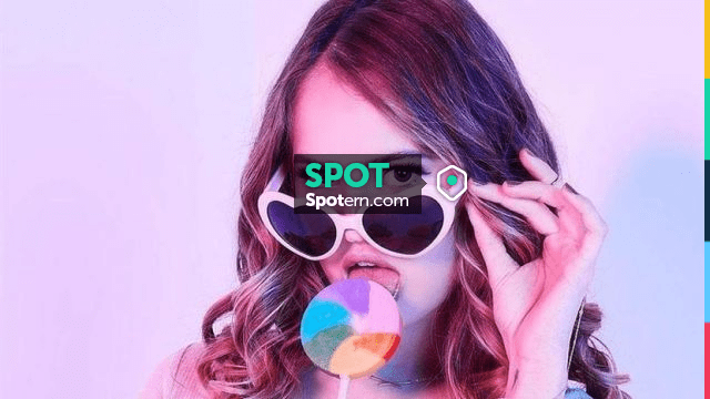 The white sunglasses in the shape of a Heart Patty (Debby Ryan) in ...