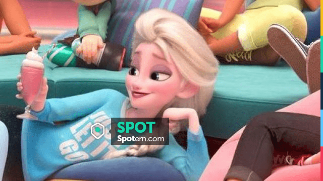 "Just Let It Go" tee worn by Elsa Ralph as seen in Ralph Breaks the ...