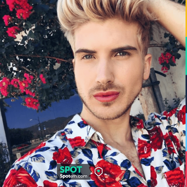 La camisa floral que lleva Joey Graceffa en su cuenta de Instagram ...