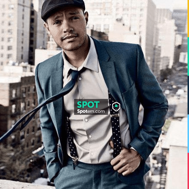 The strapless polka dot worn by Trevor Noah on his account Instagram ...