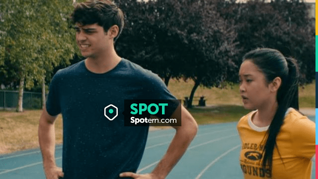 The t-shirt mottled blue Peter Kavinsky (Noah Centineo) in To all the ...