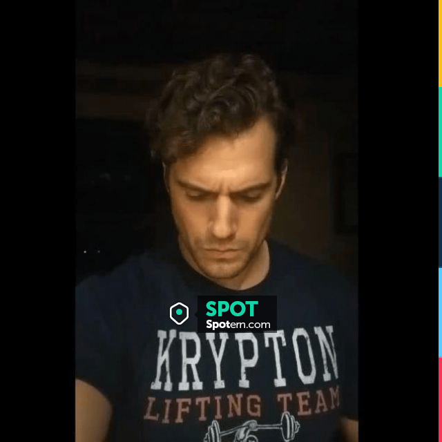 Le T-shirt Superman Krypton Lifting Team de Henry Cavill sur le compte ...