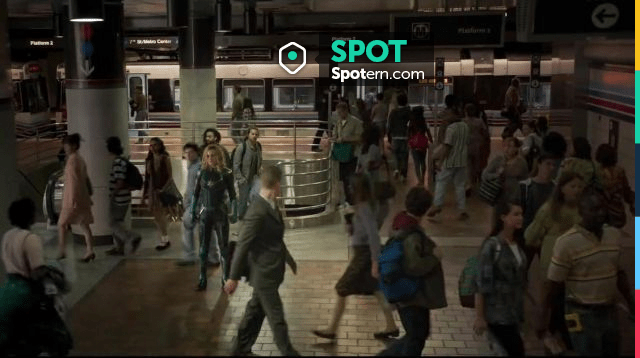 Metro station 7th Street / Metro Center in Los Angeles as seen in ...