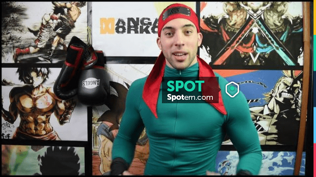 The cosplay full of Rock Lee Manga Workout in the YouTube video "TRAIN ...