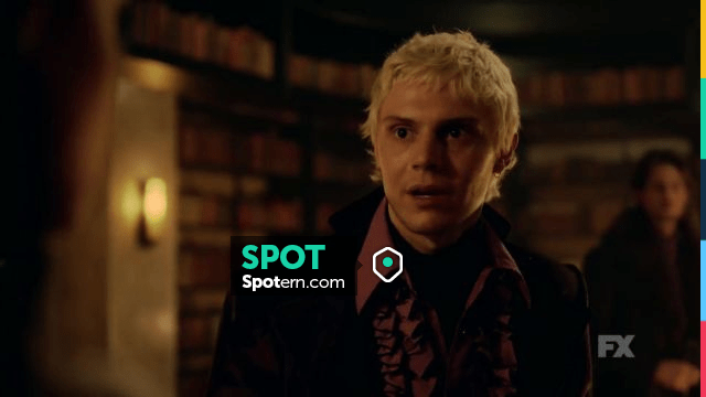 The purple shirt of Mr. Gallant (Evan Peters) in American Horror Story ...