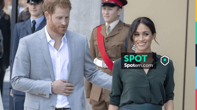 The blouse was green, Meghan Markle at the inauguration of the ...